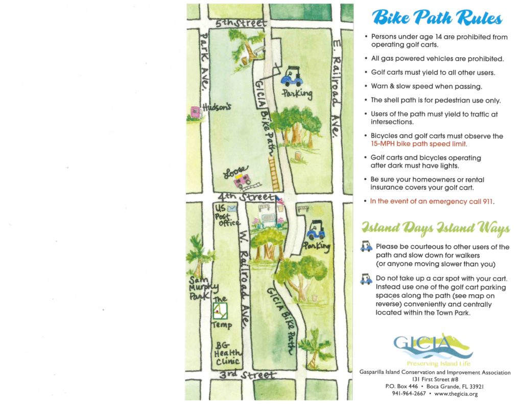 The GICIA Bike Path Rules | GICIA